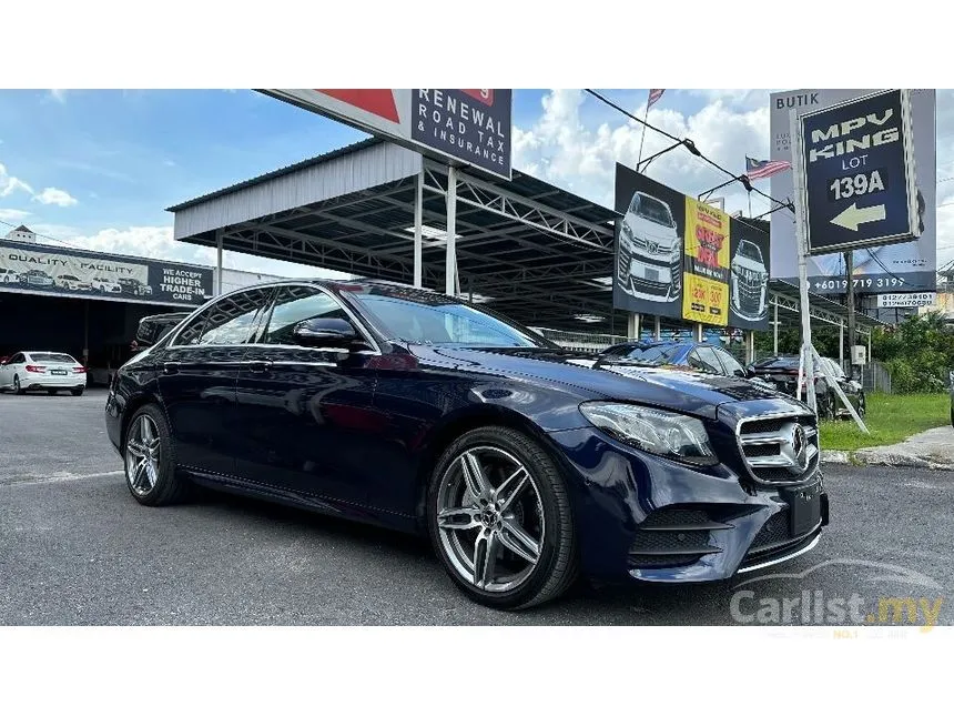 Recon 2018 MERCEDES BENZ E200 AMG 2.0 SEDAN Japan Import Fully Loaded with FACELIFT STEERING ...