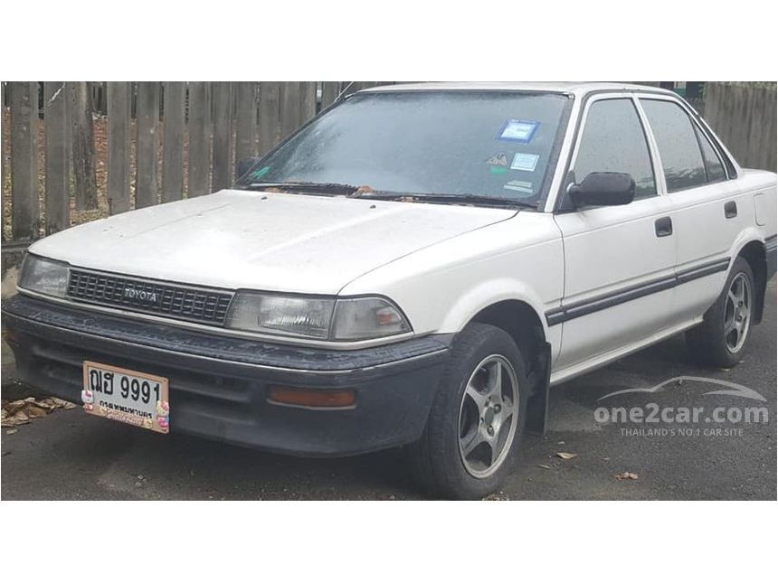 Toyota Corolla 1992 XL 1.3 in กรุงเทพและปริมณฑล Manual Sedan สีขาว for ...