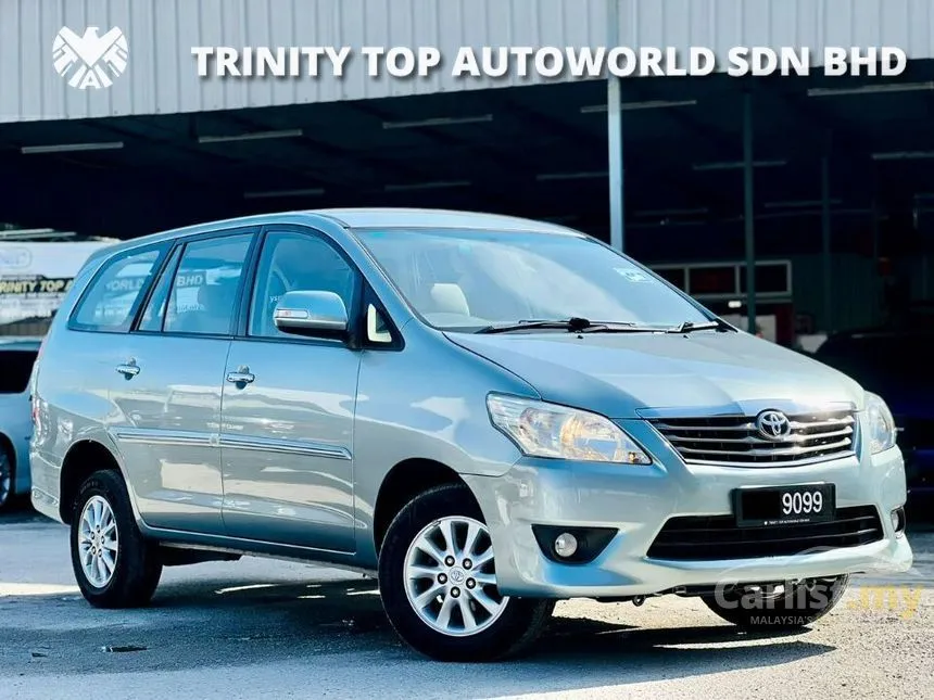 Used 2012 Toyota Innova 2.0 G FULL SPEC, ALL ORIGINAL, NICE PLATE ...