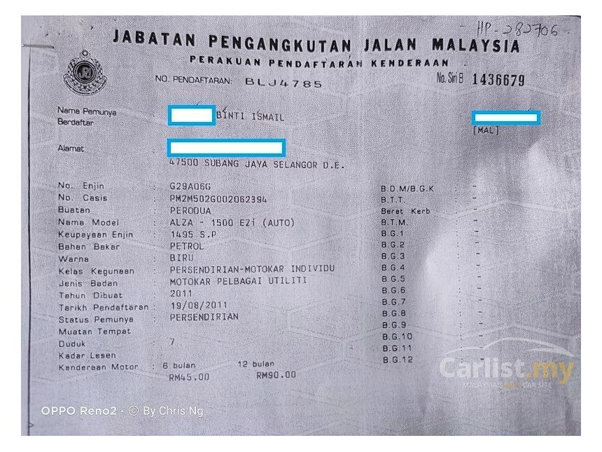 Perodua Alza 2011 M2 1.5 in Kuala Lumpur Automatic MPV Blue for RM ...