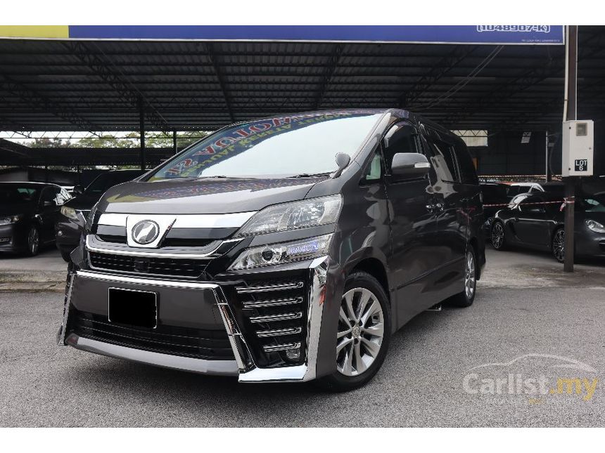 Used REG 2017 Toyota VELLFIRE 2.4 Z PLAT (A) FACELIFTED with 2018 ...