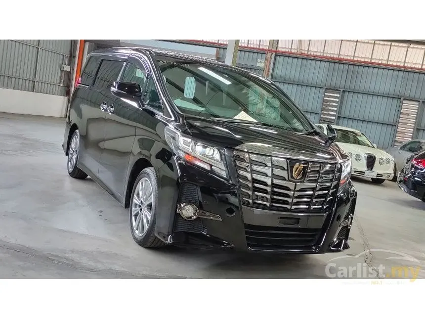 Recon 2017 Toyota Alphard 2.5 S A SA Type black Pre crash UNREG ...