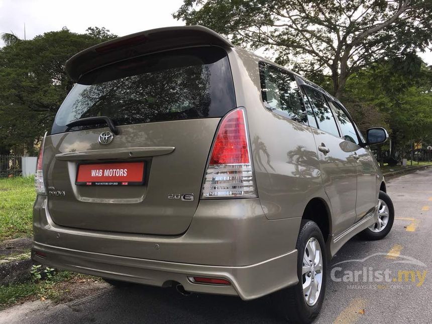Toyota Innova 2010 E 2.0 in Kuala Lumpur Automatic MPV Brown for RM ...