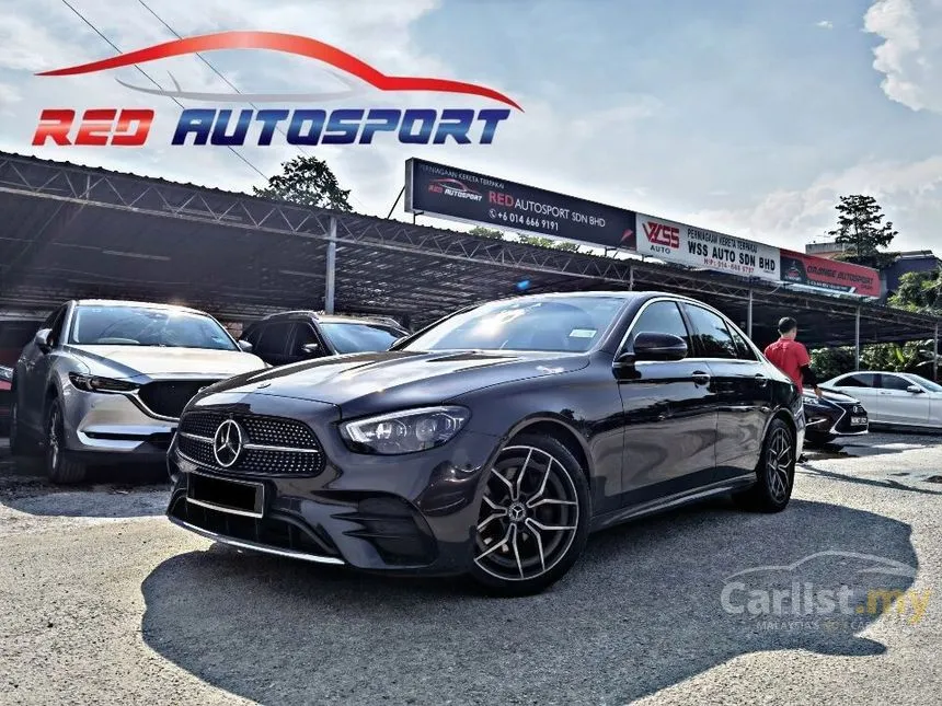 Used 2022 Mercedes-Benz E300 2.0 AMG Line Full Service Record Original Low Mileage 19K KM ...