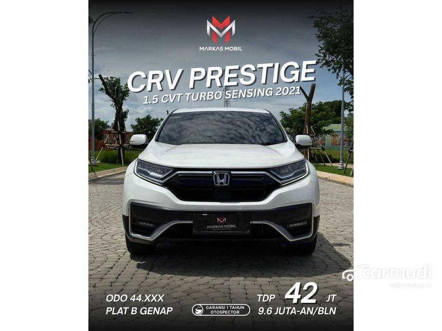 Honda CR-V 2021 Turbo Prestige 1.5 in Banten Automatic SUV White for Rp ...