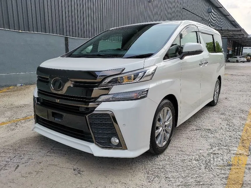 Recon 2017 Toyota Vellfire 2.5 GOLDEN EYE / SUNROOF / PRE-CRASH SYS ...