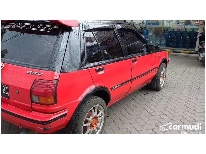 Jual Mobil Toyota Starlet 1989 1.3 di Jawa Barat Manual Hatchback Merah ...