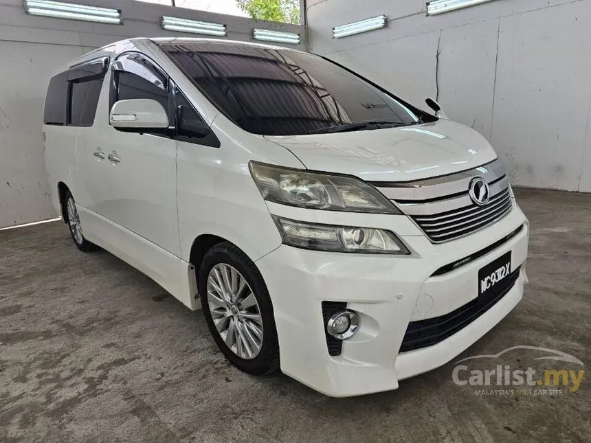 Used 2012 Toyota Vellfire 2.4 Hybrid MPV - Carlist.my