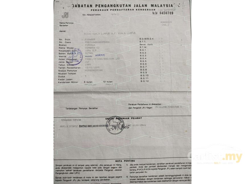 Used 2000 Perodua Kembara 1.3 EZ SUV #DVVT #FUEL INJECTION #NICE PLAT ...