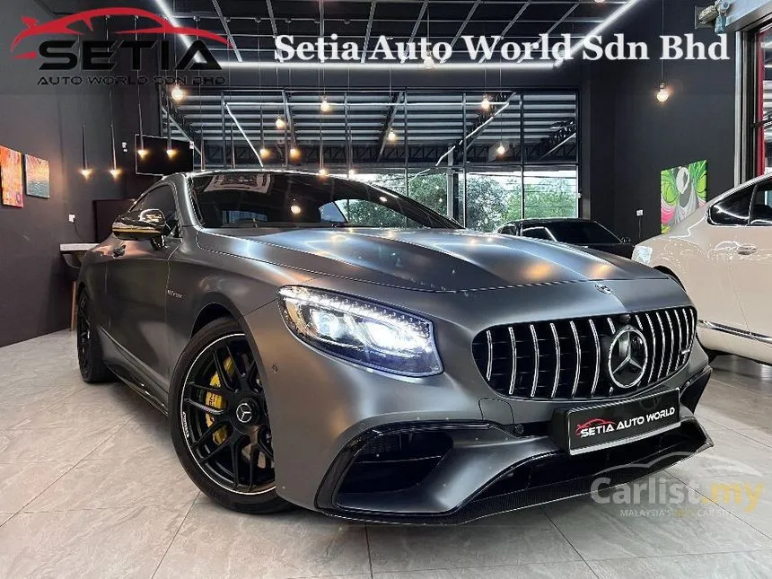 二手 2018 Mercedes-Benz S63 AMG YELLOW NIGHT EDITION 4.0 Coupe 5k KM - RARE Unit Local M.Benz ...