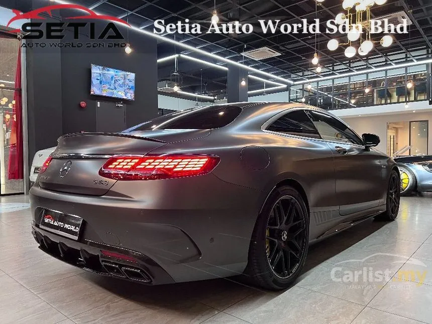 Used 2018 Mercedes-Benz S63 AMG 4.0 Coupe 5k KM Local Rare Unit Yellow ...