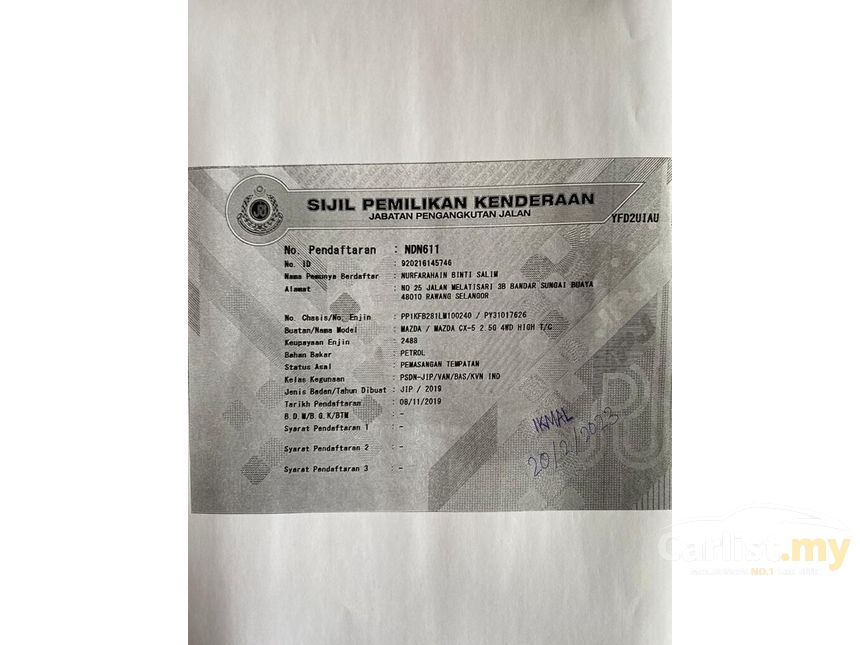 Used MAZDA CX-5 2.5T (A) SKYACTIV TURBO CHARGE FACELIFT SUPER LOW MILEAGE LIMITED EDITION AWD ...