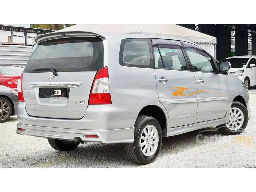 Toyota Innova 2012 G 2.0 in Perak Automatic MPV Silver for RM 46,800 ...