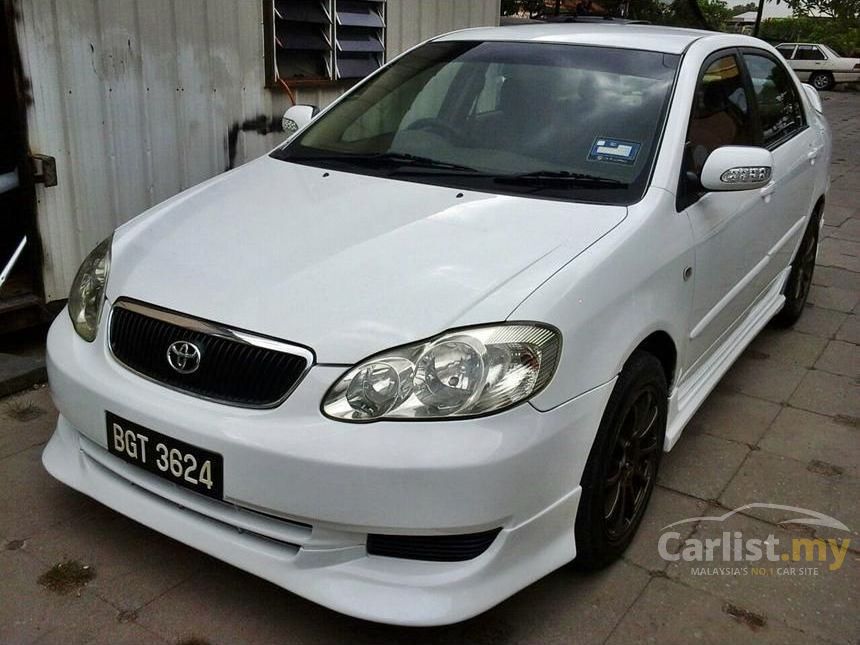 Toyota Corolla Altis 2003 E 1.6 in Kedah Automatic Sedan White for RM ...