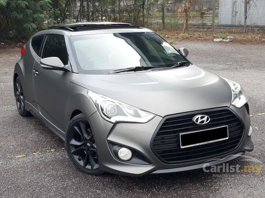 Used 2015 Hyundai Veloster 1.6 Turbo Sport Hatchback SUNROOF + MOON ...