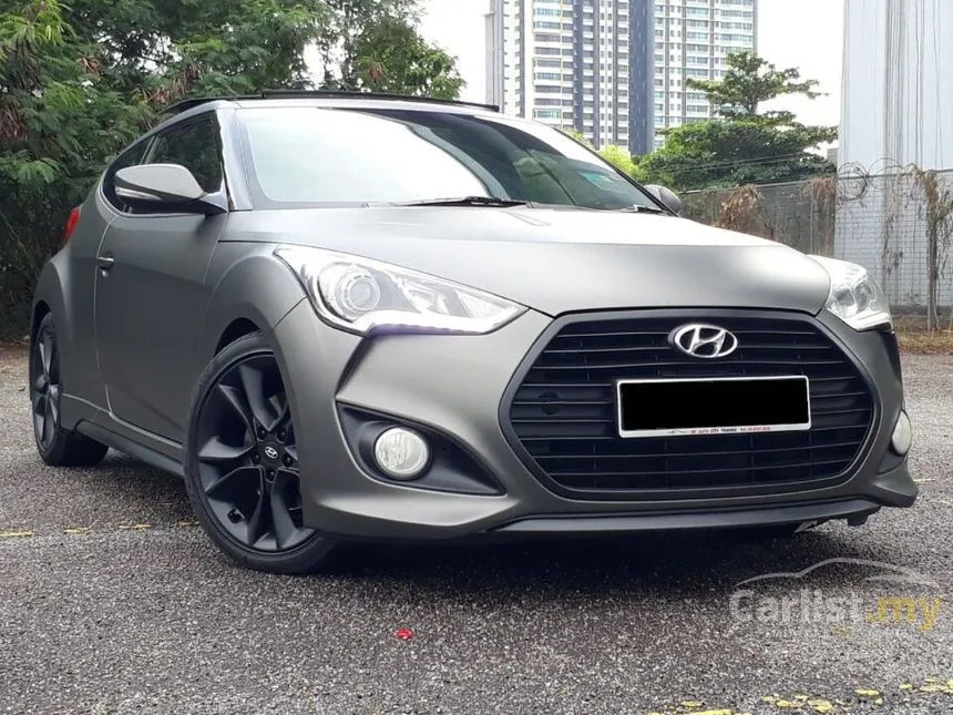 Used 2015 Hyundai Veloster 1.6 Turbo Sport Hatchback SUNROOF + MOON ...