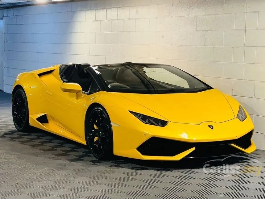 Used BELOW MARKET PRICE 2016 Lamborghini Huracan 5.2 LP610-4 Spyder ...