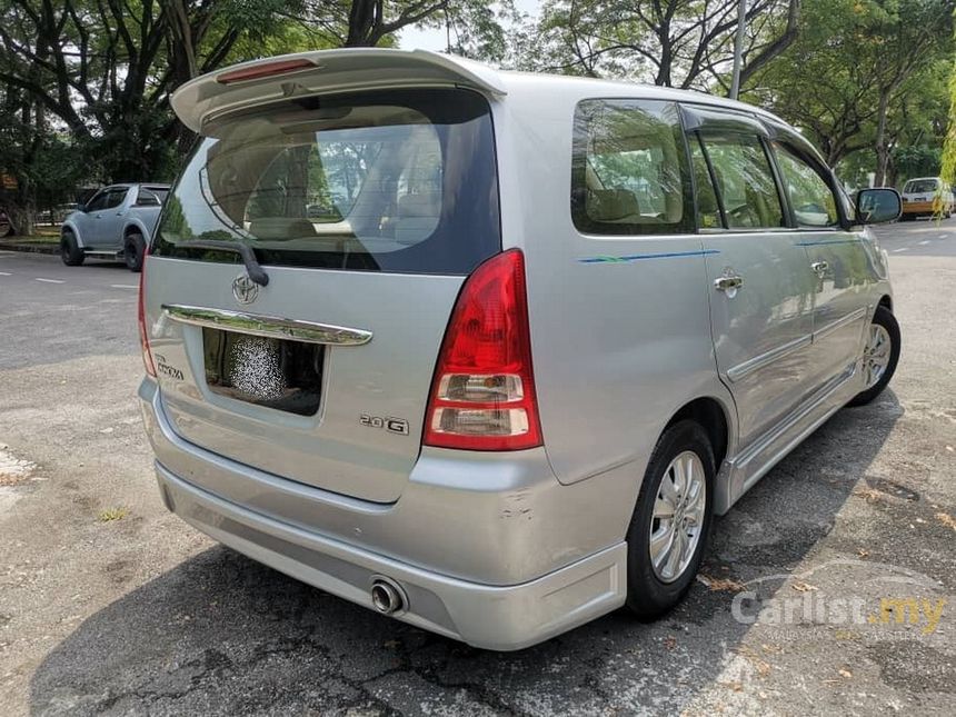 Toyota Innova 2006 G 2.0 in Penang Automatic MPV Silver for RM 27,800 ...