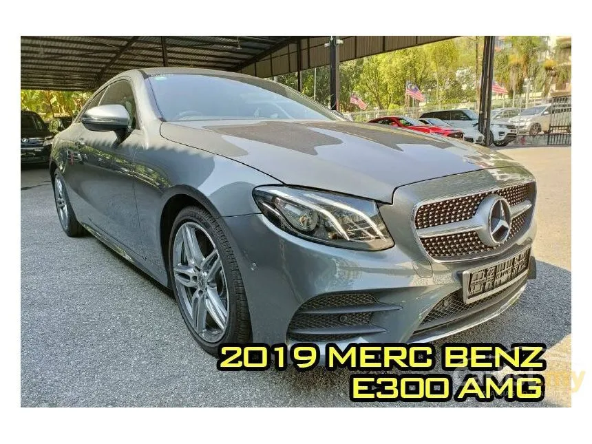 Recon 2019 MERC BENZ E300 AMG COUPE Ori Mileage 4K only - Carlist.my