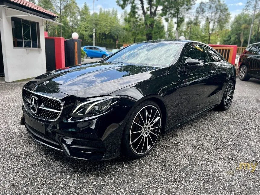 Recon 2018 Mercedes-Benz E300 2.0 AMG Line Coupe (Black, Reverse Camera, Half Leather With ...