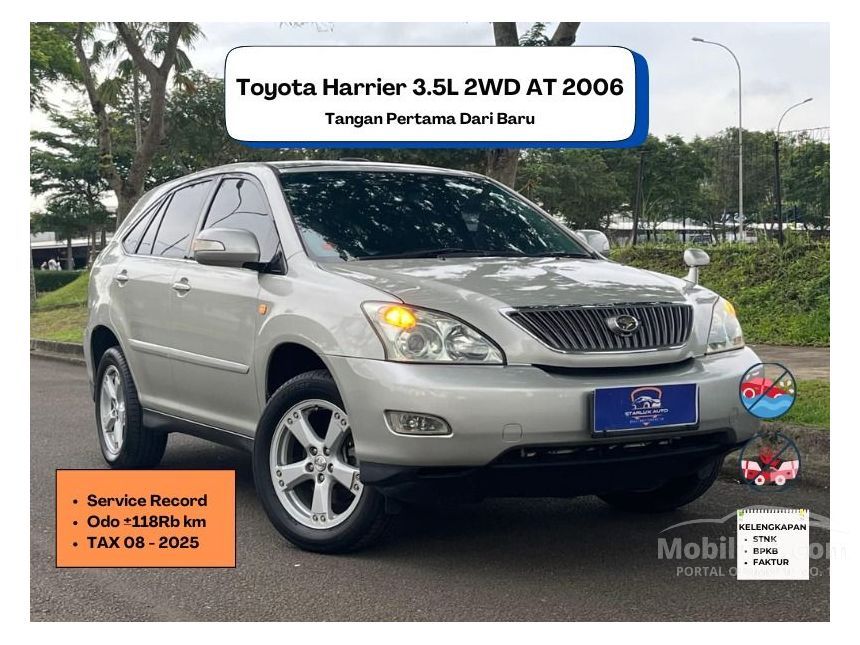 Jual Mobil Toyota Harrier 2006 350G 3.5 di DKI Jakarta Automatic SUV ...