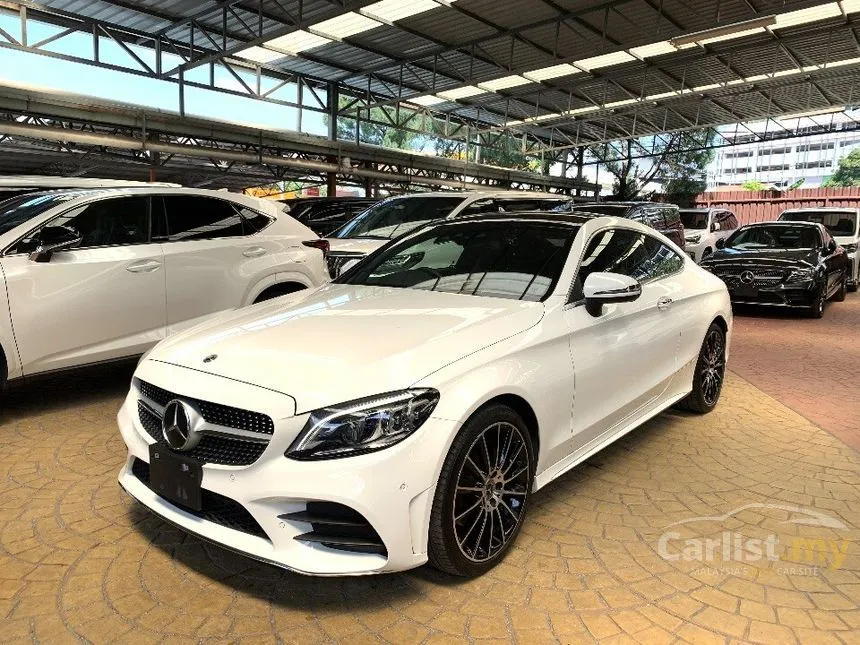 Recon 2019 Mercedes-Benz C180 1.6 AMG Coupe LEATHER EXCLUSIVE PKG JAPAN ...