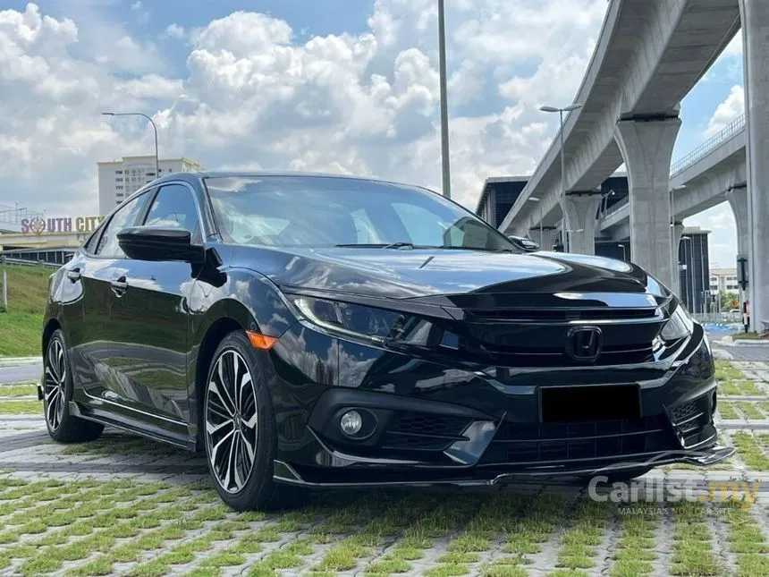 Used 2019 Honda Civic 1.8 S i-VTEC Sedan / Black Samurai / Full Service Record / High Loan Low ...