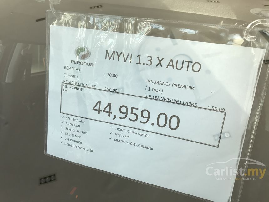 New 2020 Perodua Myvi 1.3 X Hatchback - Carlist.my