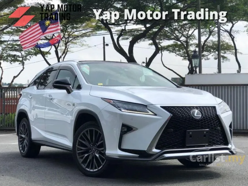 Recon 2017 Lexus RX200t 2.0 F Sport *Panroof *RedLeather *FullSpec ...