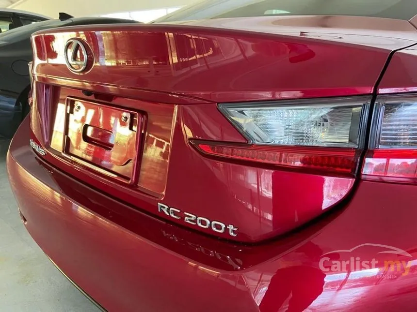 Lexus RC200t 2017 F Sport 2.0 in Kuala Lumpur Automatic Coupe Red for ...