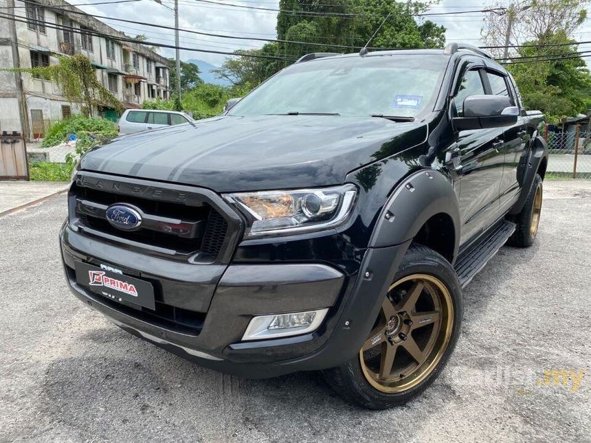 Used 2017 Ford Ranger 3.2 Wildtrak Jet Black Edition Pickup Truck ...