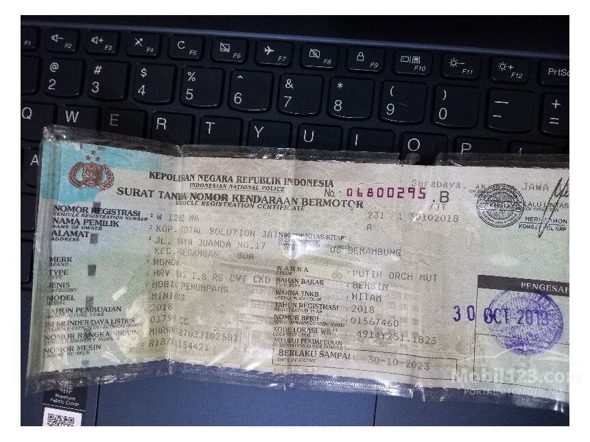 Jual Mobil Honda HR-V 2018 Prestige 1.8 di Jawa Timur Automatic SUV Putih Rp 268.000.000 ...