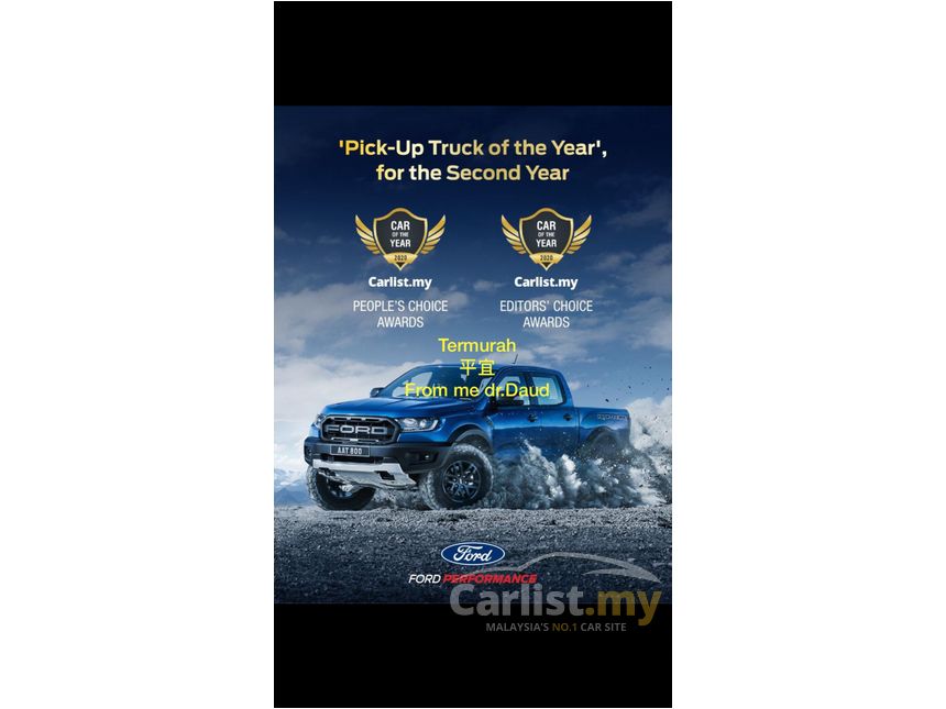 New 2020 Ford Ranger 2.0 Raptor FOXRacing 4x4 - Carlist.my