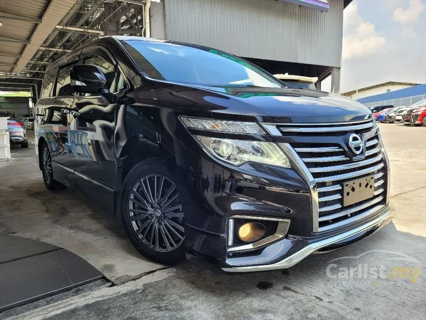 Recon 2018 Nissan Elgrand 2.5 High-Way Star MPV 2.5 Highway Star S Urban Chrome Sunroof Unreg ...