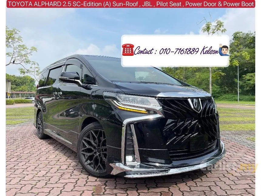 Used 2016/17 TOYOTA ALPHARD 2.5 SC-Edition (A) Sun-Roof, Pilot Seat ...