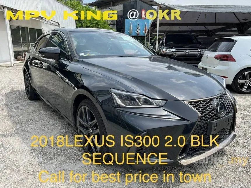 Recon 2018 Lexus IS300 2.0 F Sport Sedan Lexus Safety System Lane ...