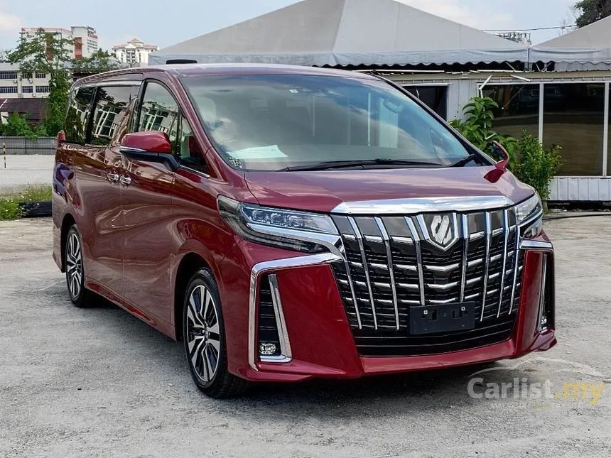 Recon 2021 Toyota Alphard 2.5 SC RARE RUBY RED COLOUR - Carlist.my