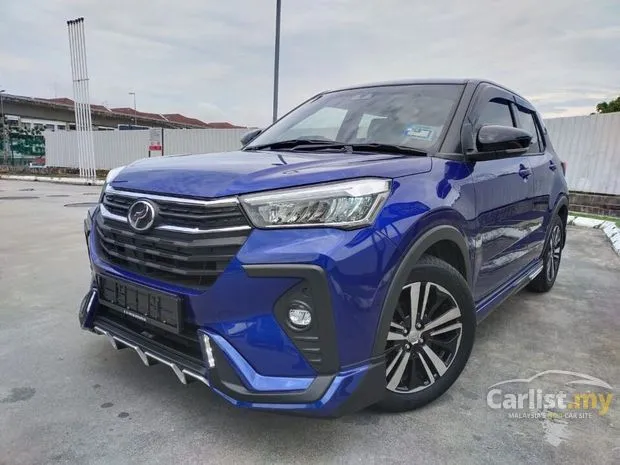 Used Perodua Ativa Blue | Carlist.my