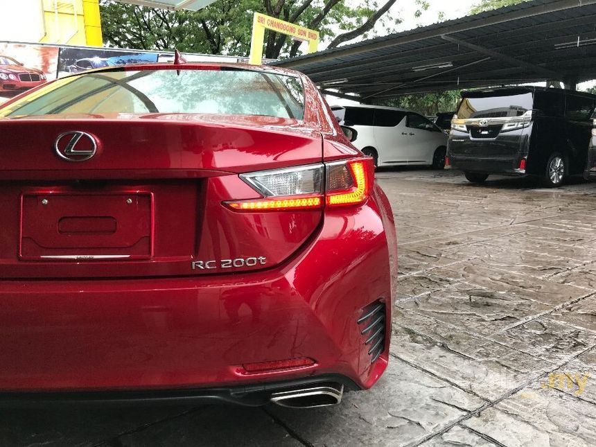 Lexus RC200t 2017 F Sport 2.0 in Kuala Lumpur Automatic Coupe Red for ...