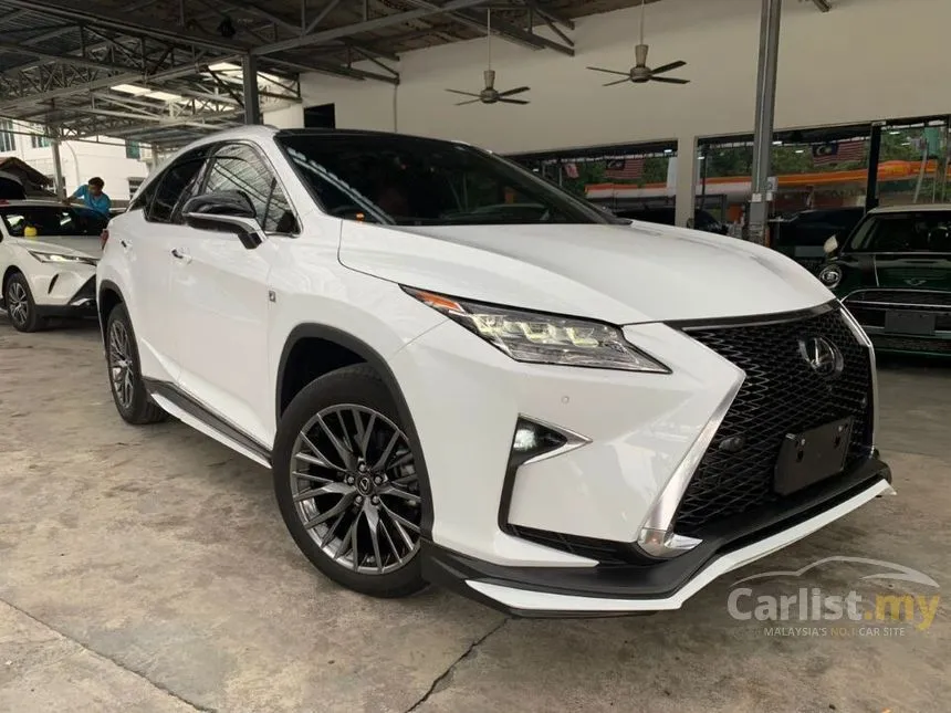 Recon 2018 Lexus RX300 2.0 F SPORT RED INTERIOR TRD BODYKIT TRD EXHAUST PIPE 3-EYES ORIGINAL DVD ...