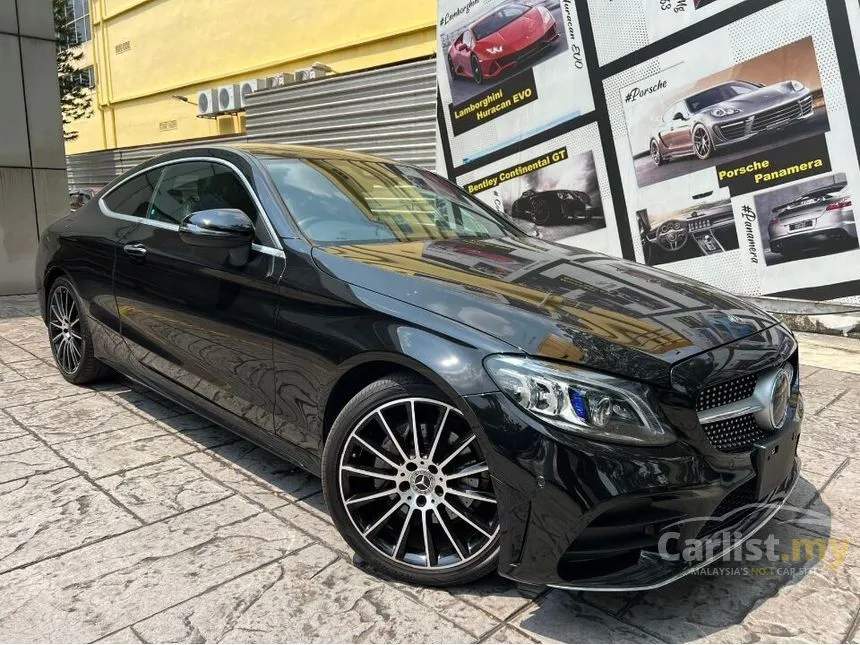 Recon 2019 MERCEDES BENZ C180 AMG SPORT LEATHER EXCLUSIVE PACK COUPE (32K MILEAGE) HEAD UP ...