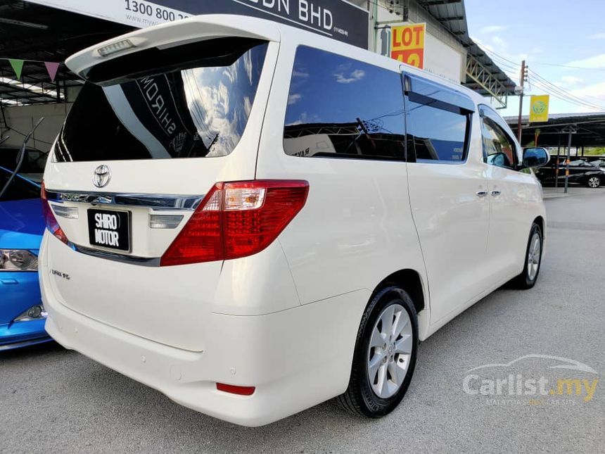 Used 2012 Toyota Alphard (A) 2.4 G 240 MPV NICE NUMBER PLATE - Carlist.my