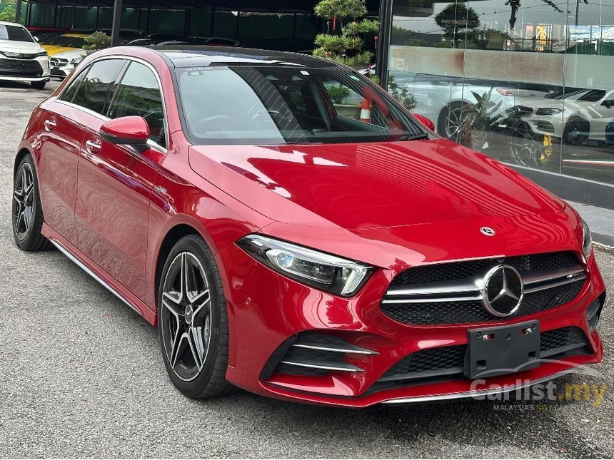 Recon 2023 Mercedes-Benz A35 AMG#PANROOF#Black/Red Leather#Performance ...