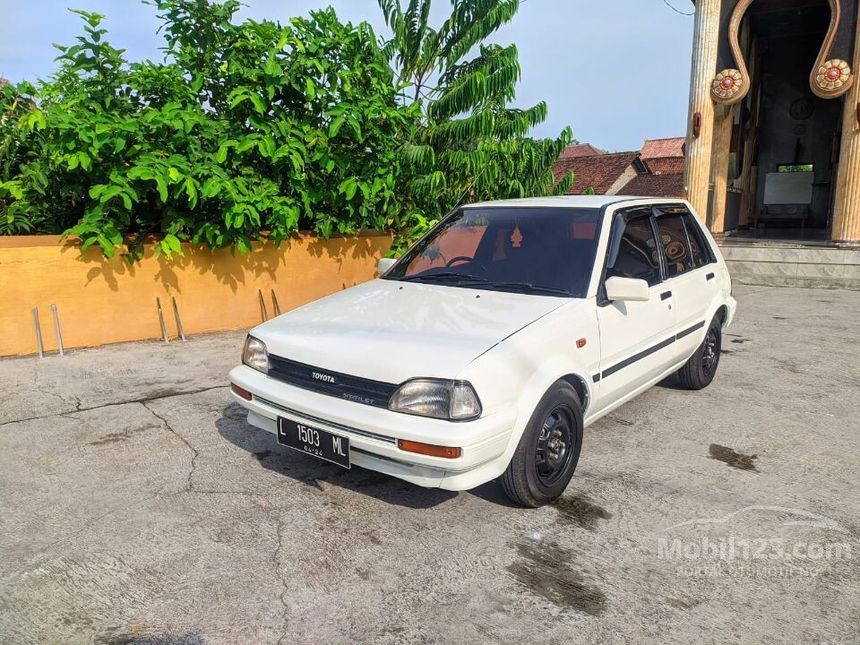Jual Mobil Toyota Starlet 1990 1.3 di Jawa Timur Manual Hatchback Putih ...