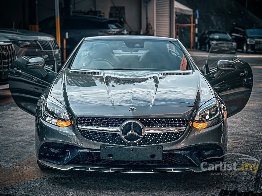 Recon OPEN HARDTOP STYLE 2019 Mercedes-Benz SLC300 2.0 AMG Line Convertible SLC200 SLC250 Z4 ...