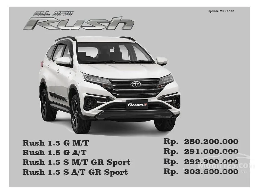 Jual Mobil Toyota Rush 2023 S GR Sport 1.5 di DKI Jakarta Automatic SUV ...