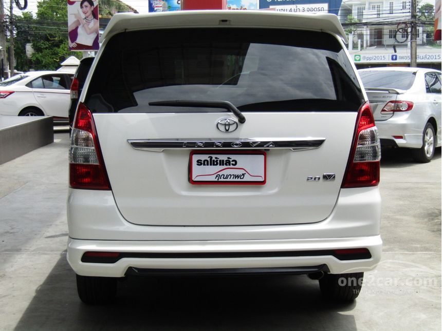 Toyota Innova 2015 V 2.0 in ภาคใต้ Automatic Wagon สีขาว for 599,000 ...
