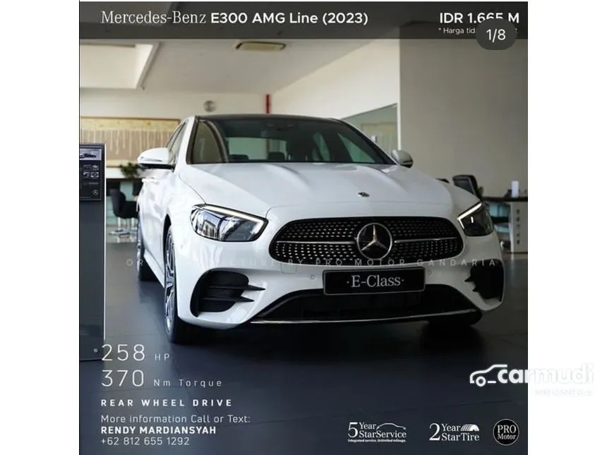 Mercedes-Benz E300 2023 AMG Line 2.0 in Banten Automatic Sedan White for Rp 1.665.000.000 ...
