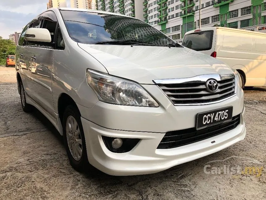 Used 2012 Toyota Innova 2.0 G (A) Bodykit Leather Seat Carplay Player ...