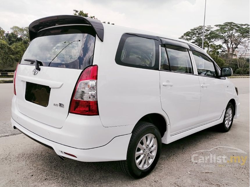 Toyota Innova 2015 G 2.0 in Johor Automatic MPV White for RM 58,999 ...